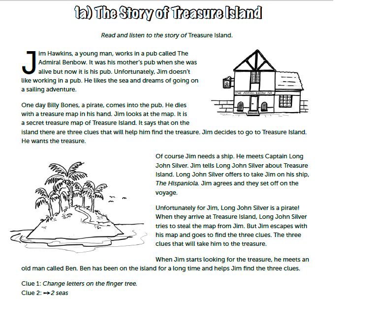 The story of Treasure Island | BLOC D'ANGLÈS