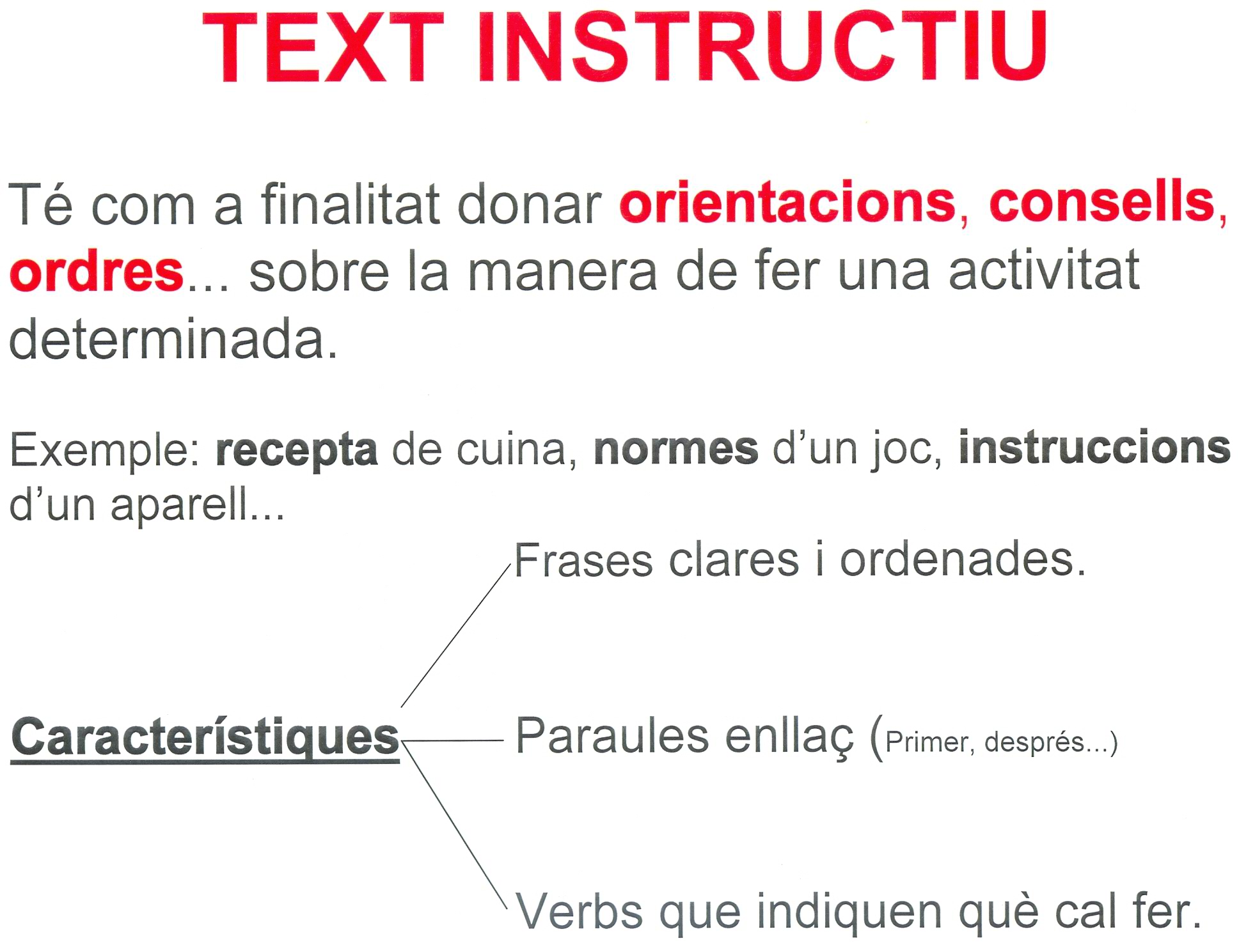 Text instructiu | QUARTS CURS 14/15