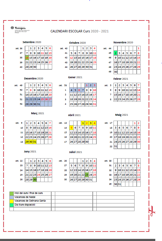 BON INICI DE CURS | Llar d'Infants Municipal El Ninot