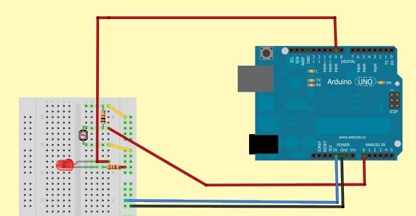 LDR i LED | Pràctiques amb Arduino a l'Institut Pompeu Fabra