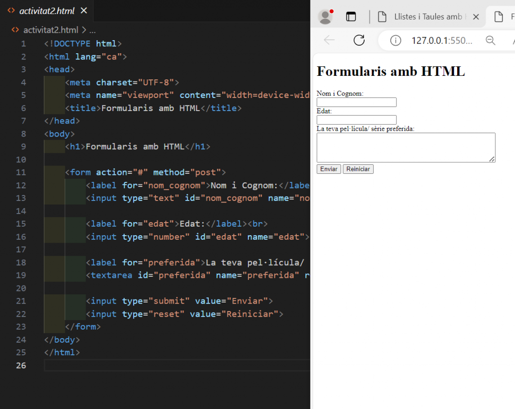 HTML | ROBÒTICA&PROGRAMACIÓ