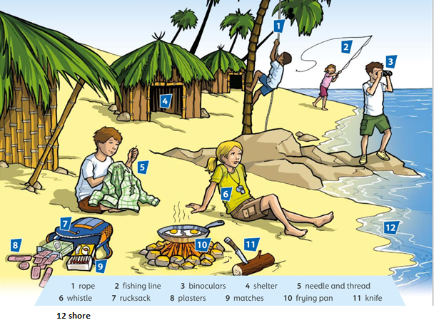 VOCABULARY | UNIT 7: AT THE SURVIVAL CAMP