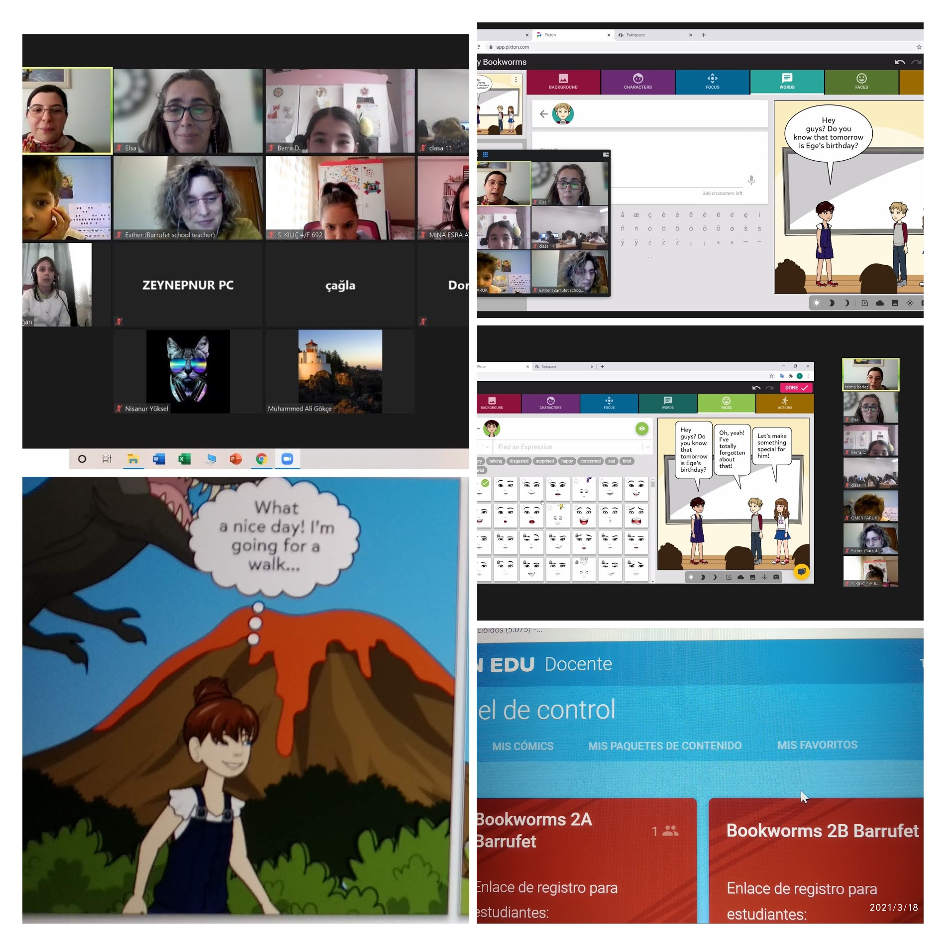 Pixton Workshop – Let’s create comics! (The very hungry bookworm ...