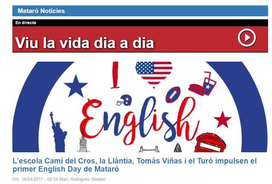 ENGLISH DAY 2017 | English Escola Tomas Viñas