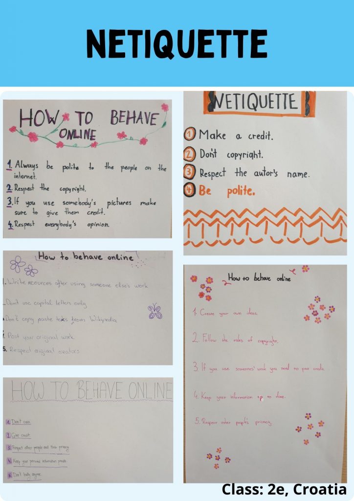 Netiquette, work from Croatia – WAIT AND HOPE, all human wisdom is ...