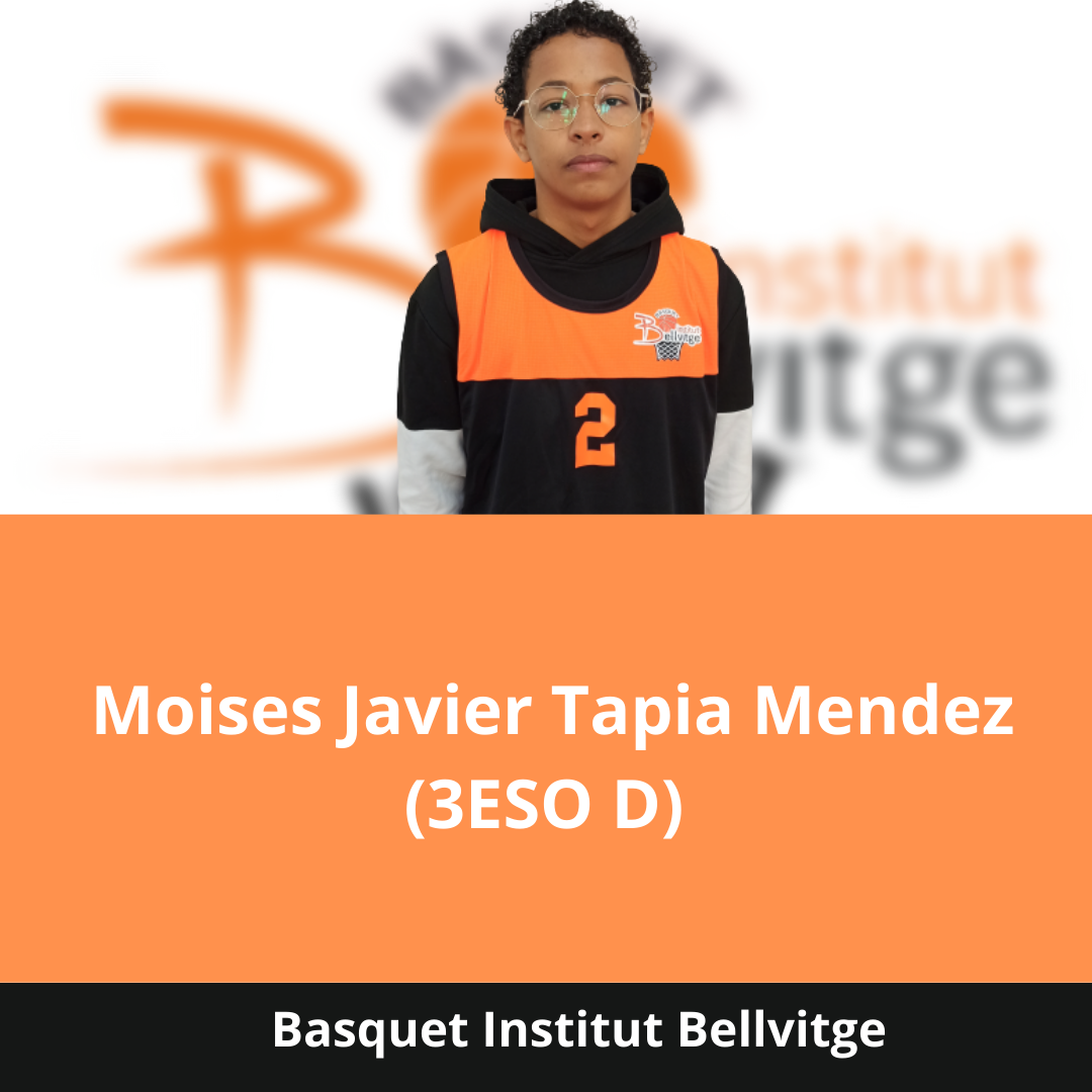 Presentem al jugador Moises Tapia Mendez | Esports Institut Bellvitge