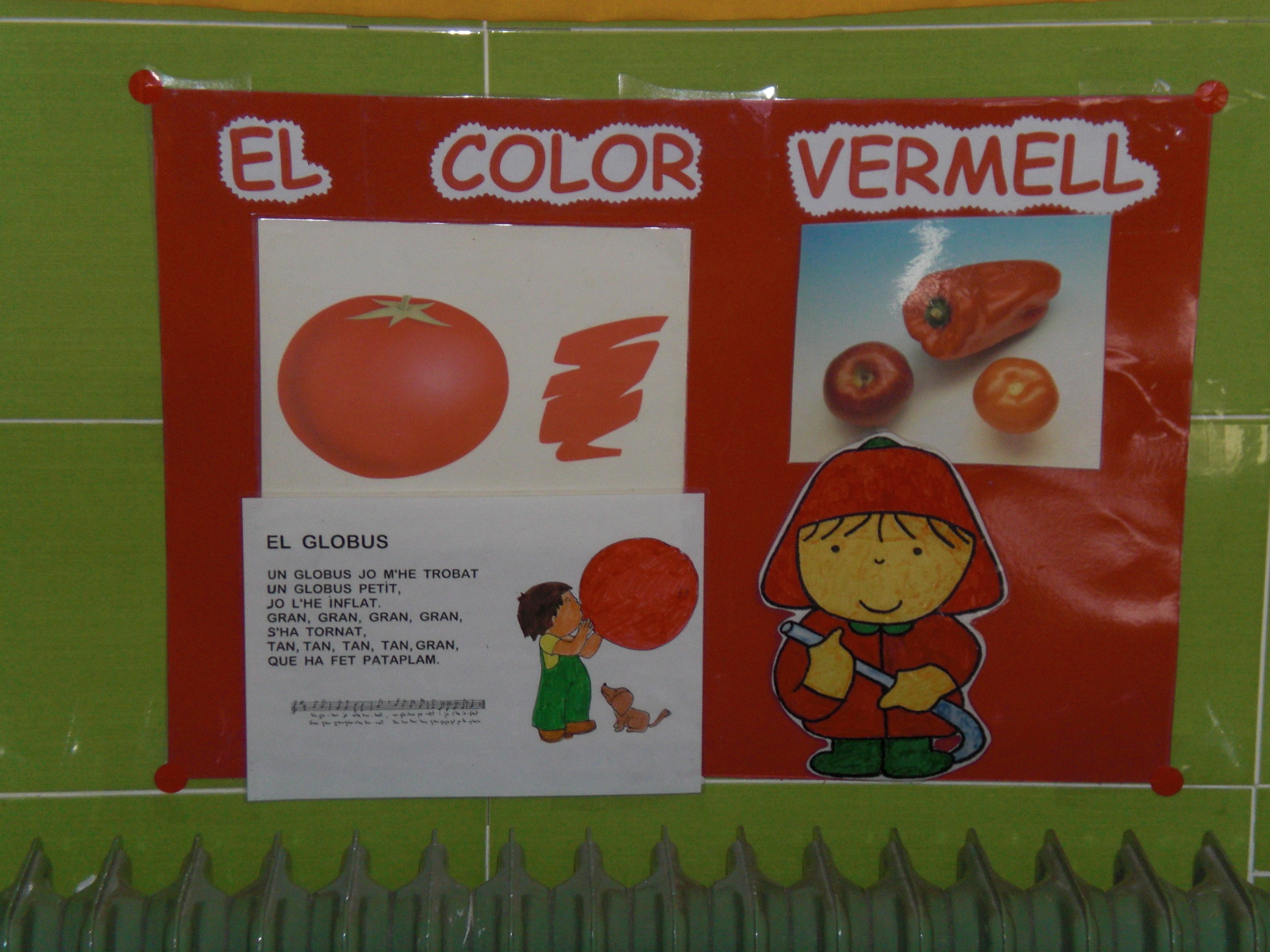 El color vermell | La classe dels “pollets”