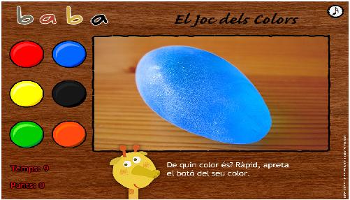 Racó informàtica P-3 » JOC DE COLORS