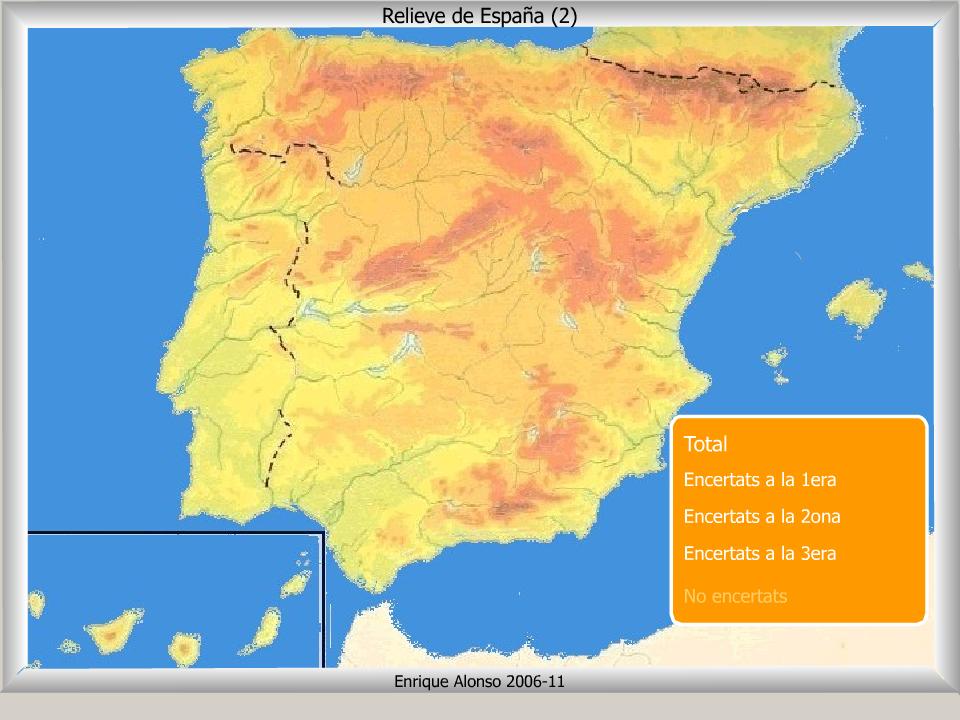 El relleu d’Espanya | RECURSOS TAC A PRIMÀRIA