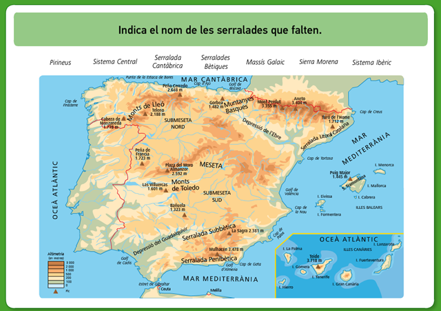 Practiquem el relleu amb mapes | UN SISÈ DE PEL·LÍCULA