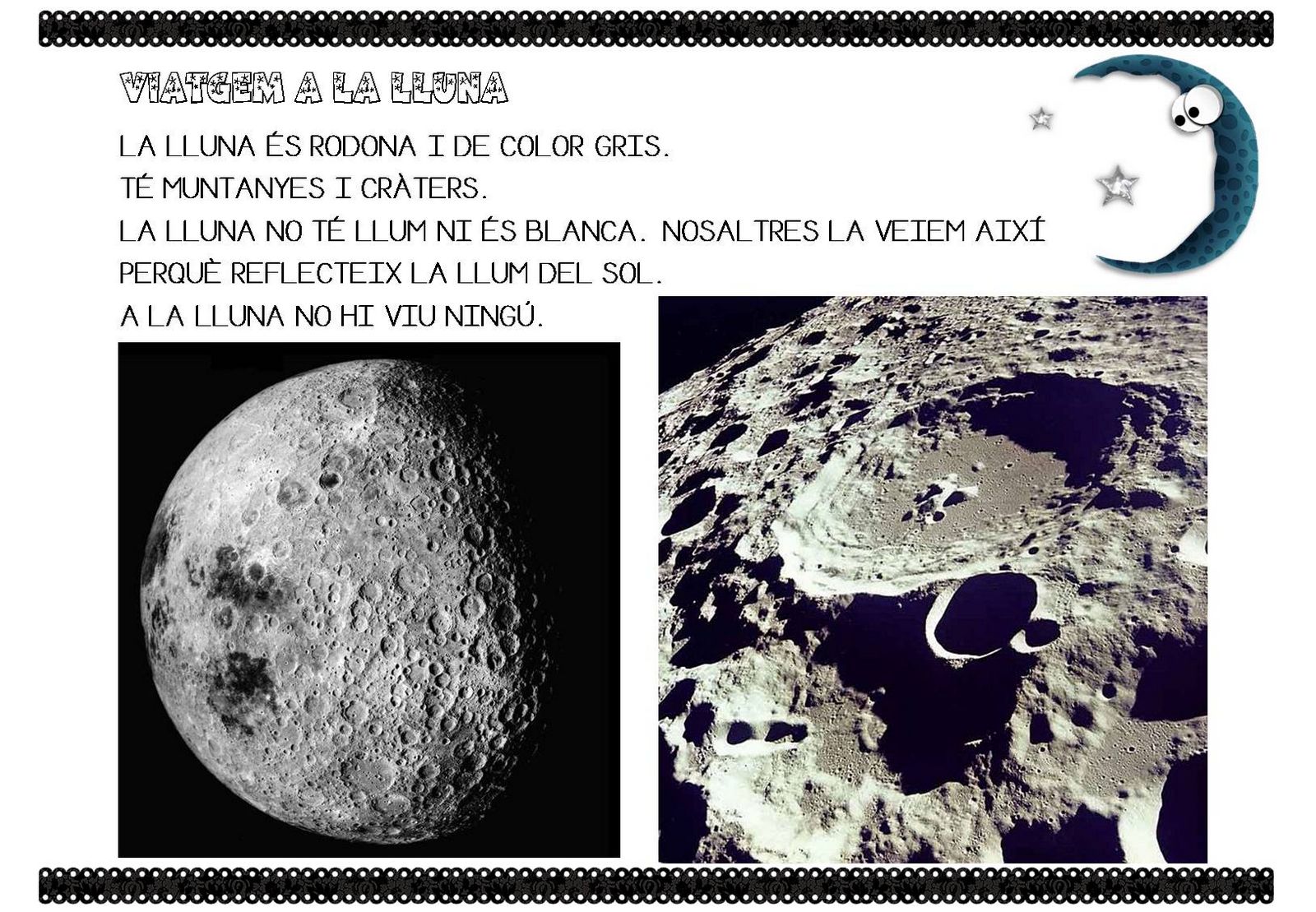 LA LLUNA: COM ÉS? PER QUÈ LA VEIEM DIFERENT? | El Sol i la Lluna